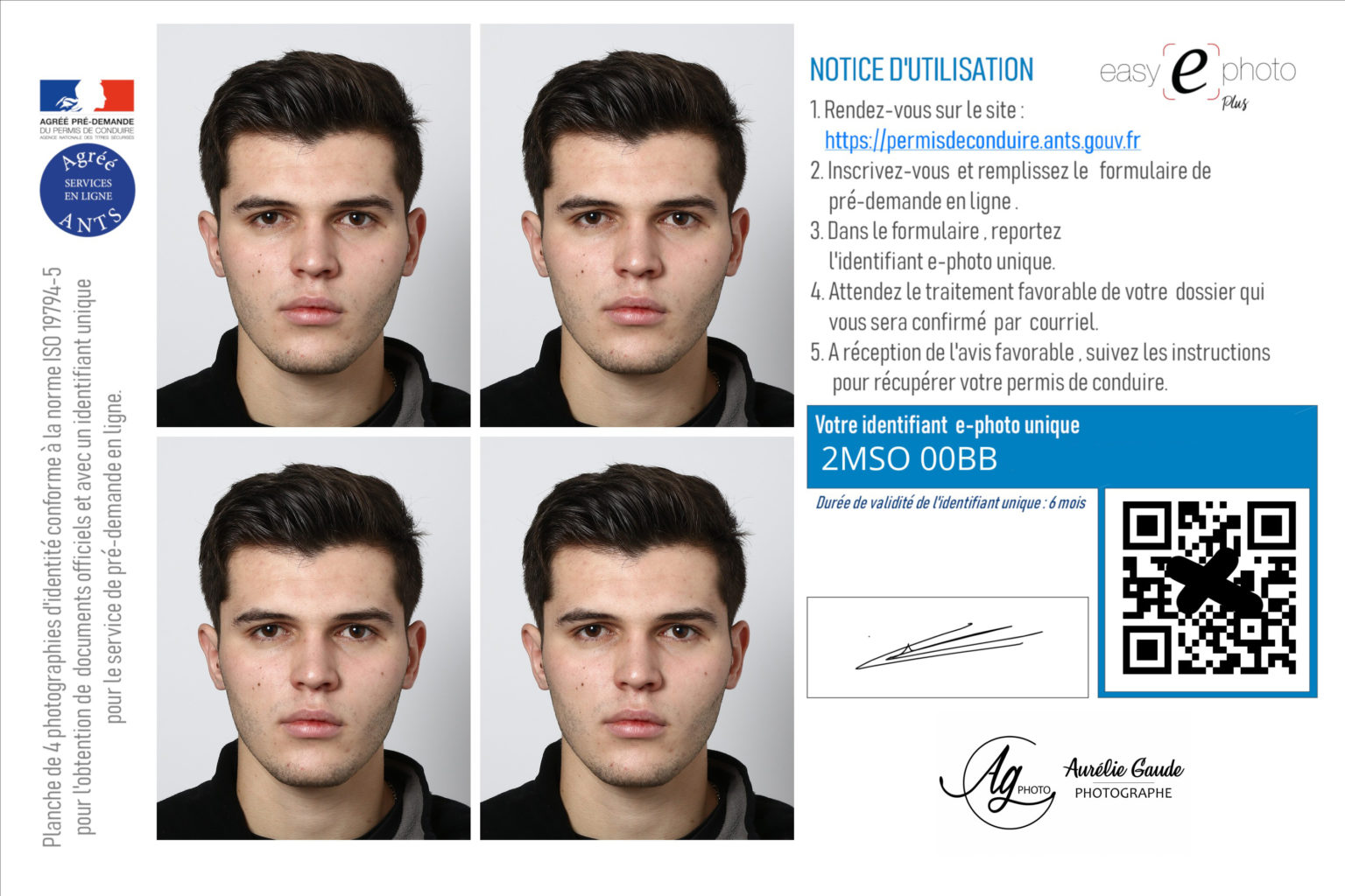 Photos permis ANTS - Photos d'identité
